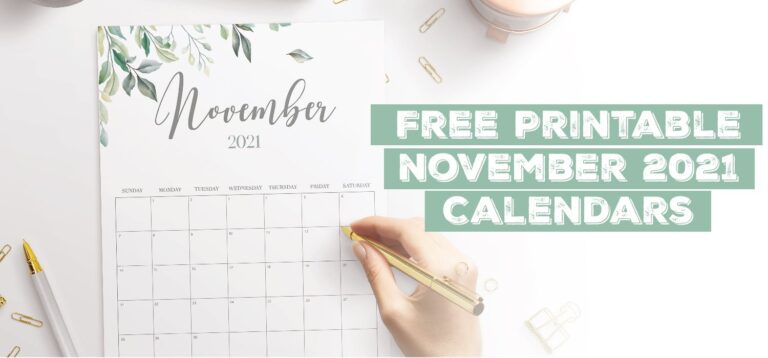2021 Calendar Printables For Free - World of Printables