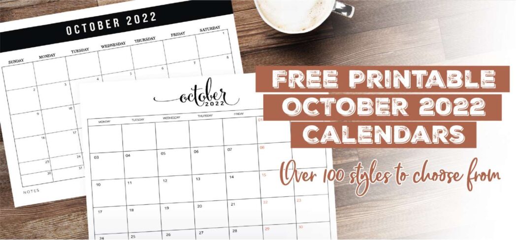 Free Printable Calendars For 2021 & 2022 - World of Printables
