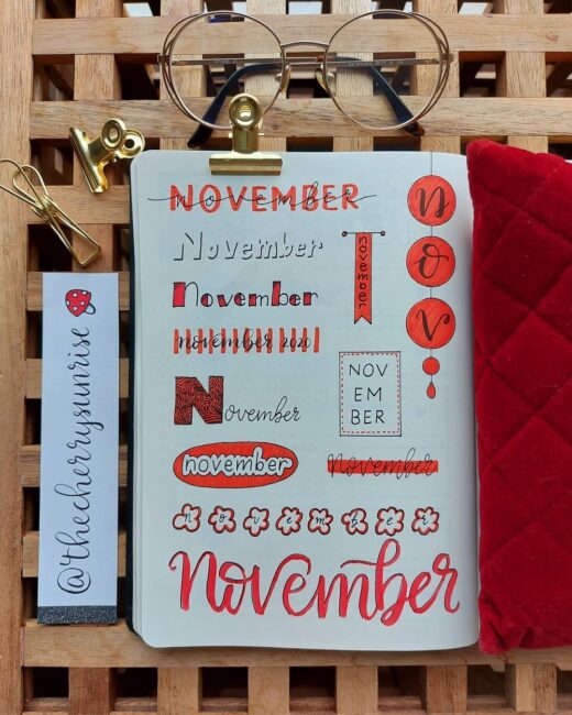 20 Easy Bullet Journal Header Ideas You Can Copy