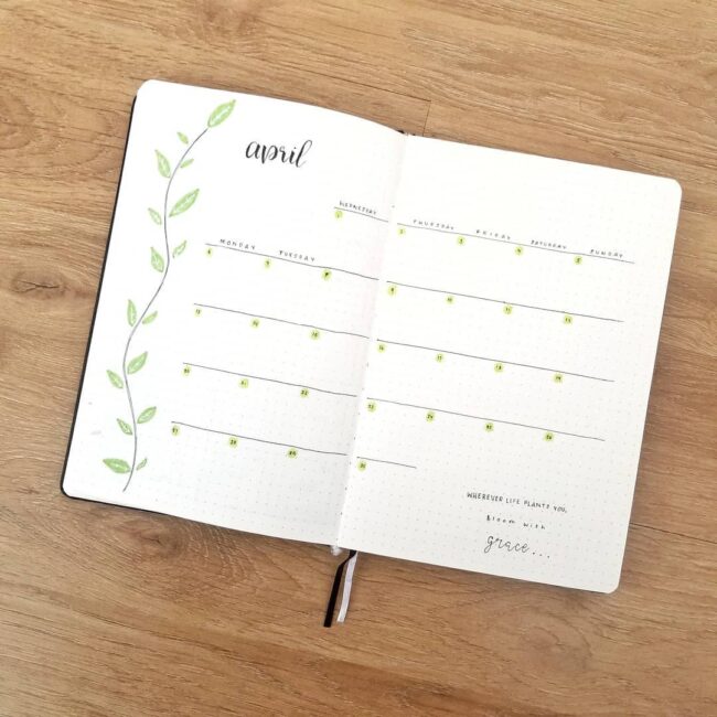 27 April Bullet Journal Ideas Worth Checking Out + Free Printables