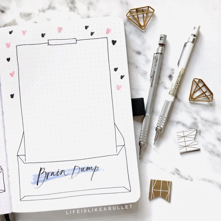 40+ Cute Bullet Journal Ideas For Inspiration - Plus Free Printables