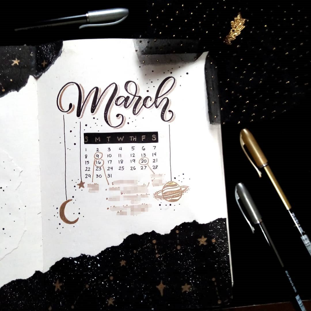 40 Best March Monthly Cover Ideas For Bullet Journals