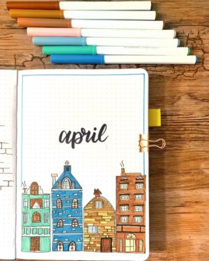 50 Best April Bullet Journal Covers To Try + Free Printables