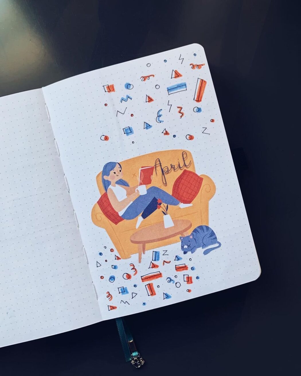 50 Best April Bullet Journal Covers To Try + Free Printables