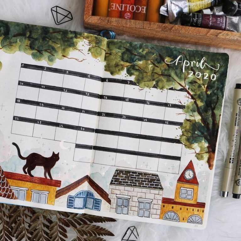 27 April Bullet Journal Ideas Worth Checking Out + Free Printables