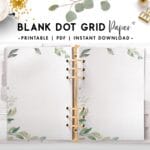 Blank Dot Grid Paper - World of Printables