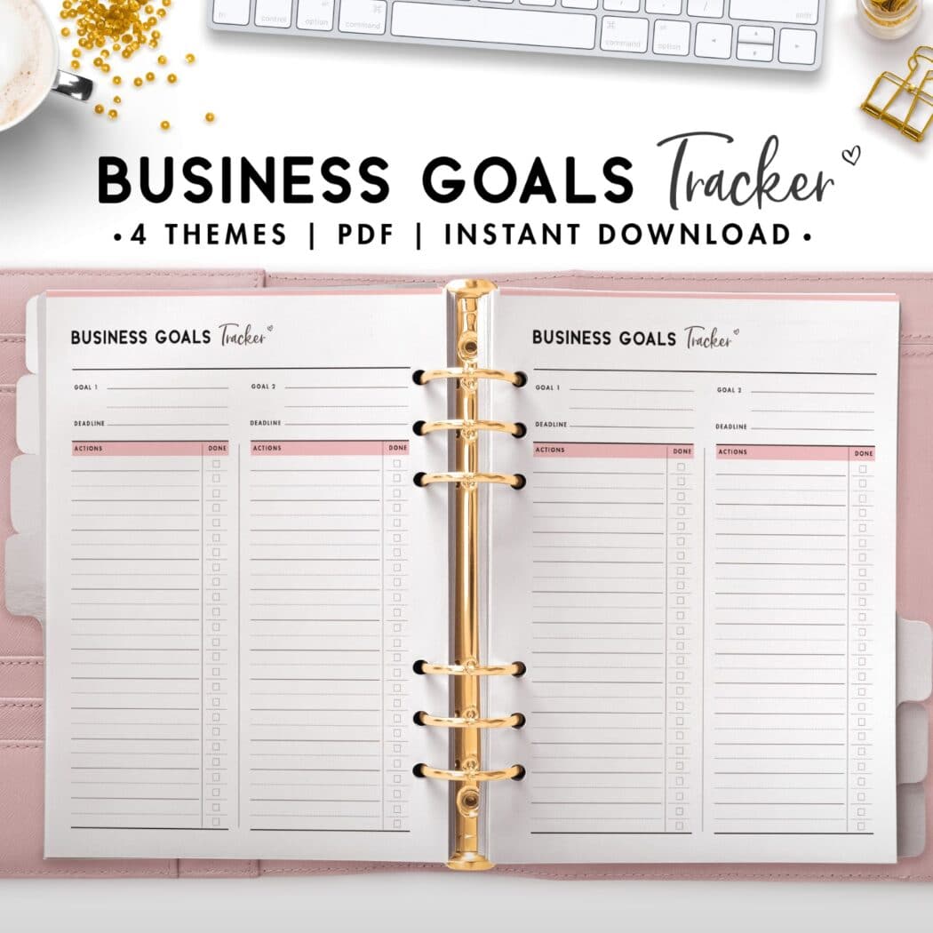 Business Goals Tracker - World of Printables