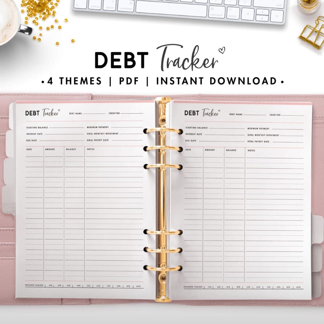 Debt Tracker - World of Printables