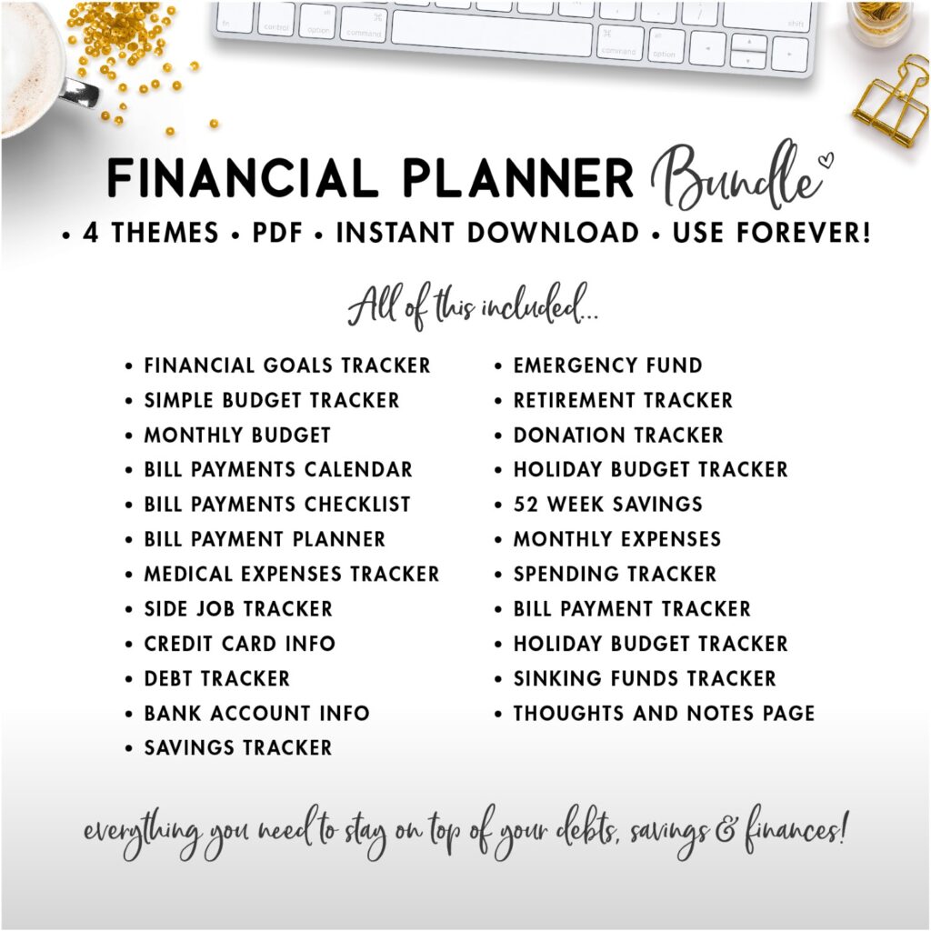 Financial Budgeting Planner Bundle - World of Printables