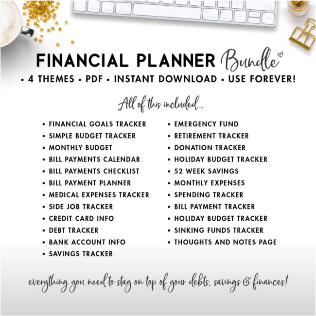 Financial Budgeting Planner Bundle - World of Printables