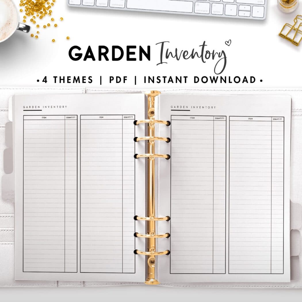 Garden Inventory - World of Printables