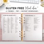 Gluten Free Grocery List & Meal Ideas - World of Printables