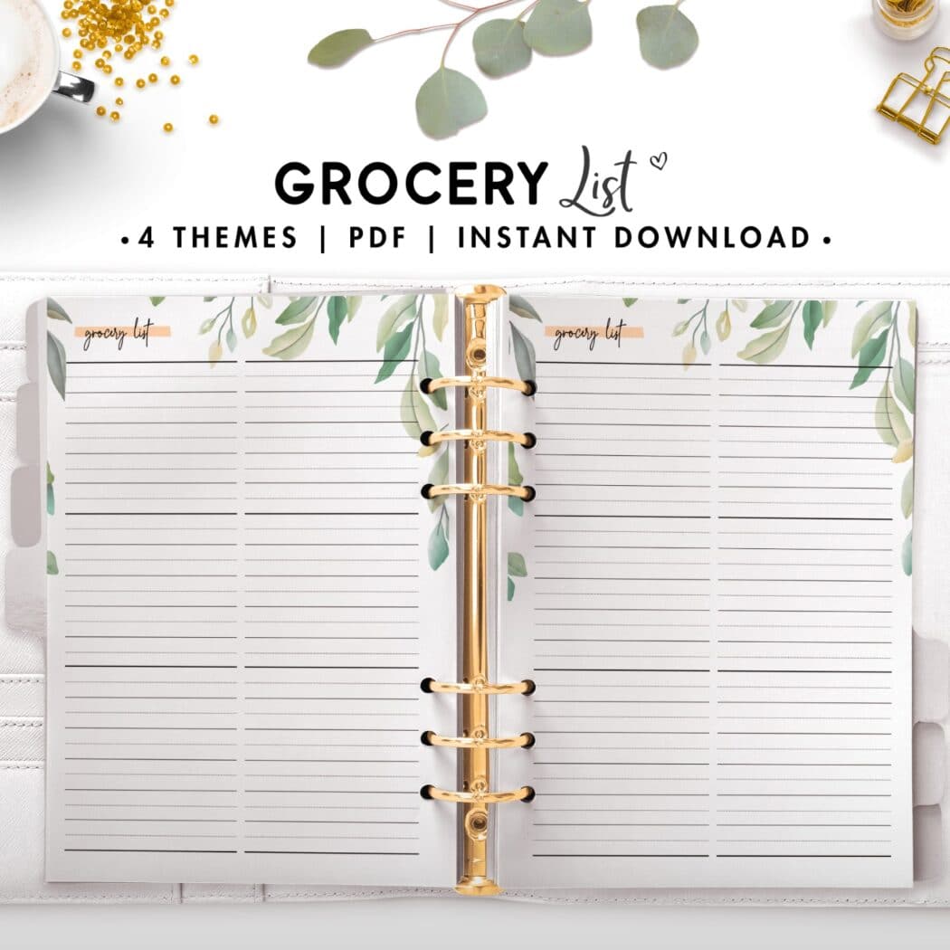 The List Template Bundle - Printable Lists For Everything!