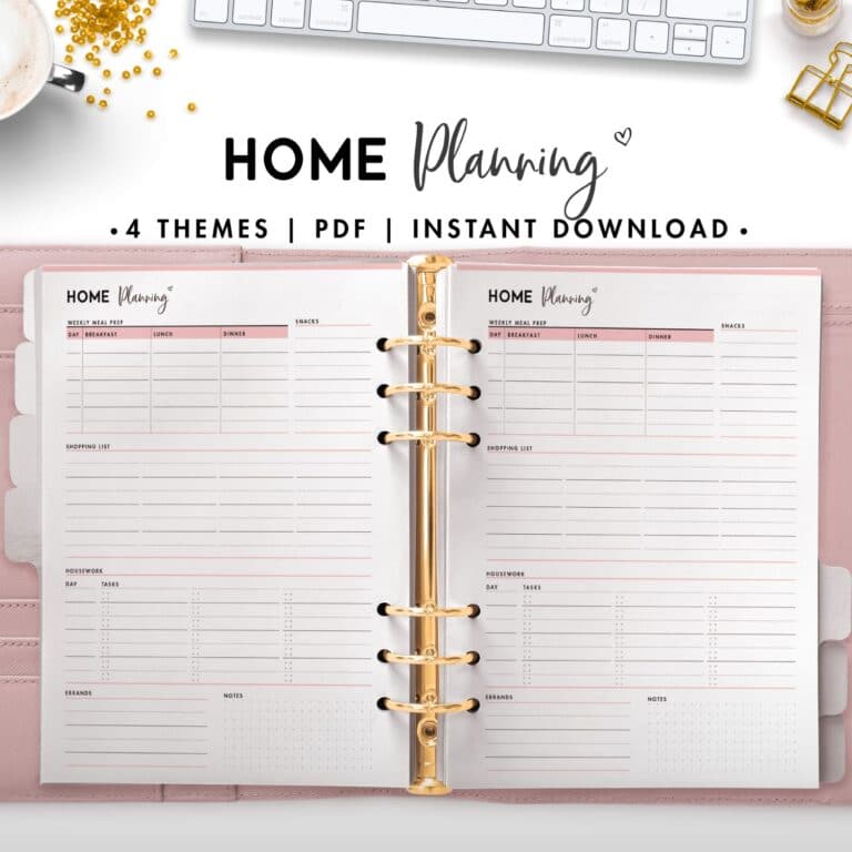 Home Planning - World of Printables
