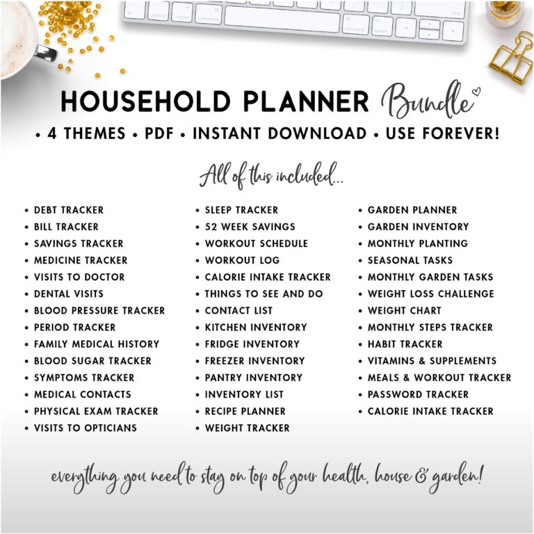 Ultimate Life Planner Super Bundle - World of Printables