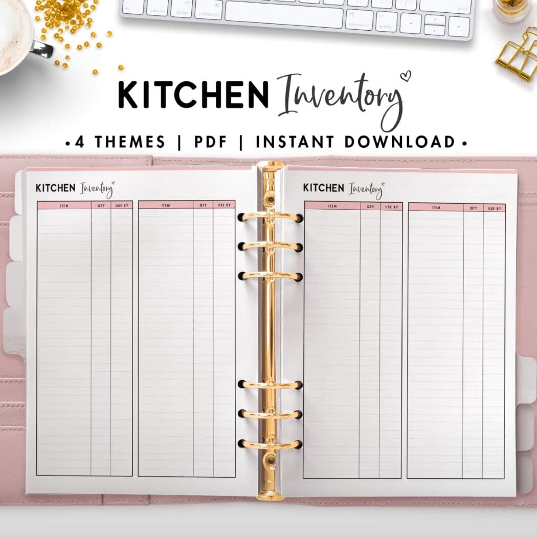 Kitchen Inventory Bundle - World of Printables
