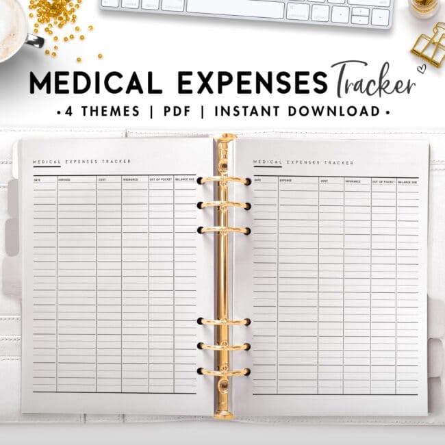 Medical Expenses Tracker - World of Printables