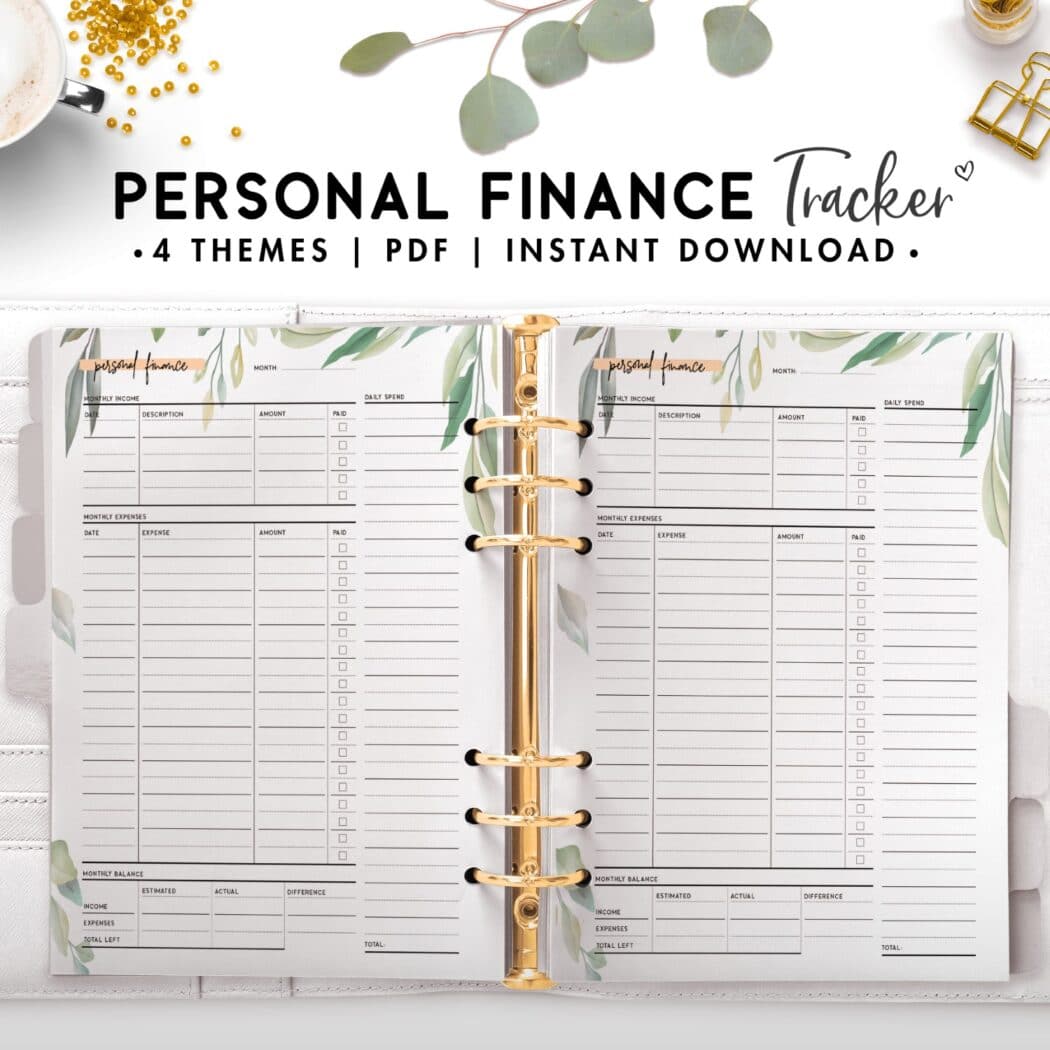 Financial Goals Tracker - World of Printables