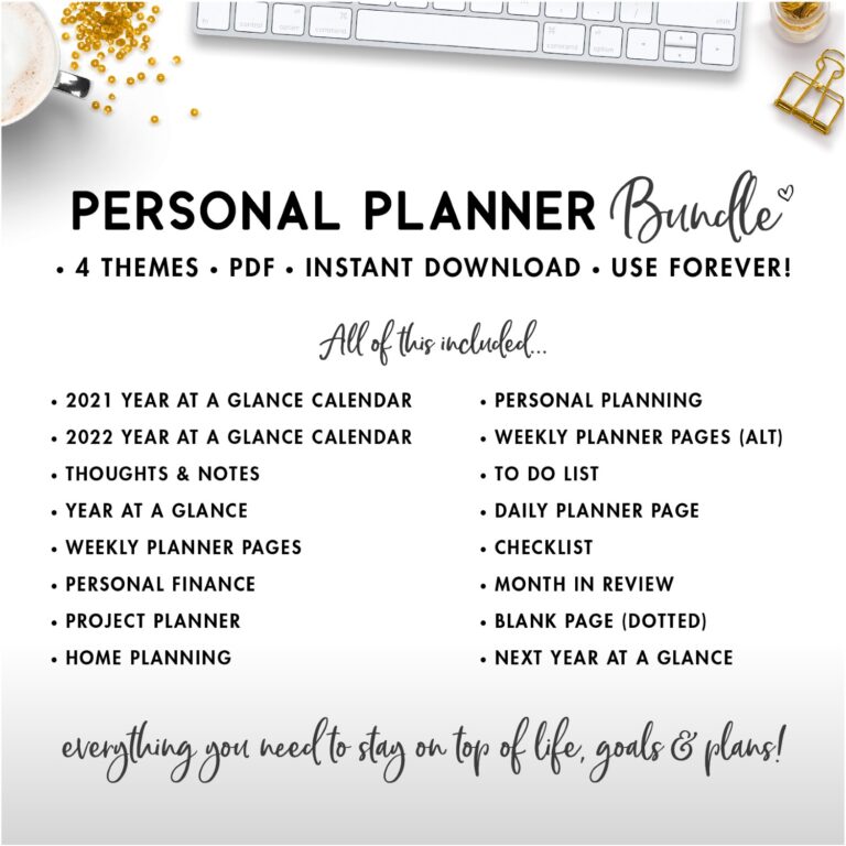 Ultimate Life Planner Super Bundle - World of Printables