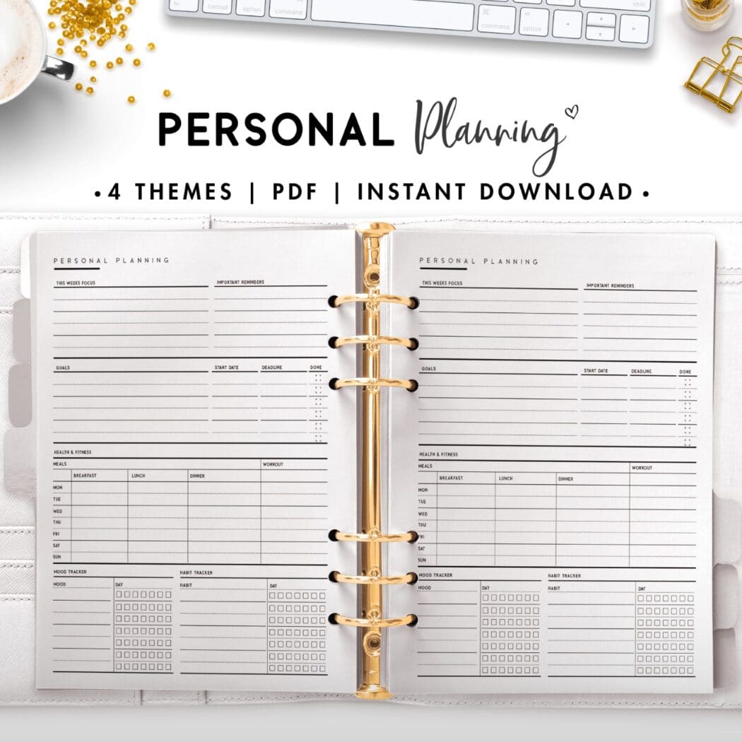 Personal Planning - World of Printables