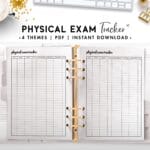 Physical Exam Tracker - World of Printables