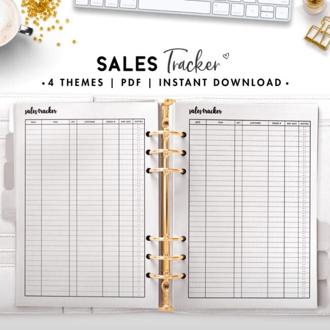 Sales Tracker - World of Printables