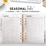Seasonal Tasks - World of Printables