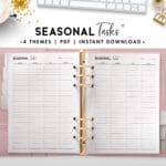 Seasonal Tasks - World of Printables