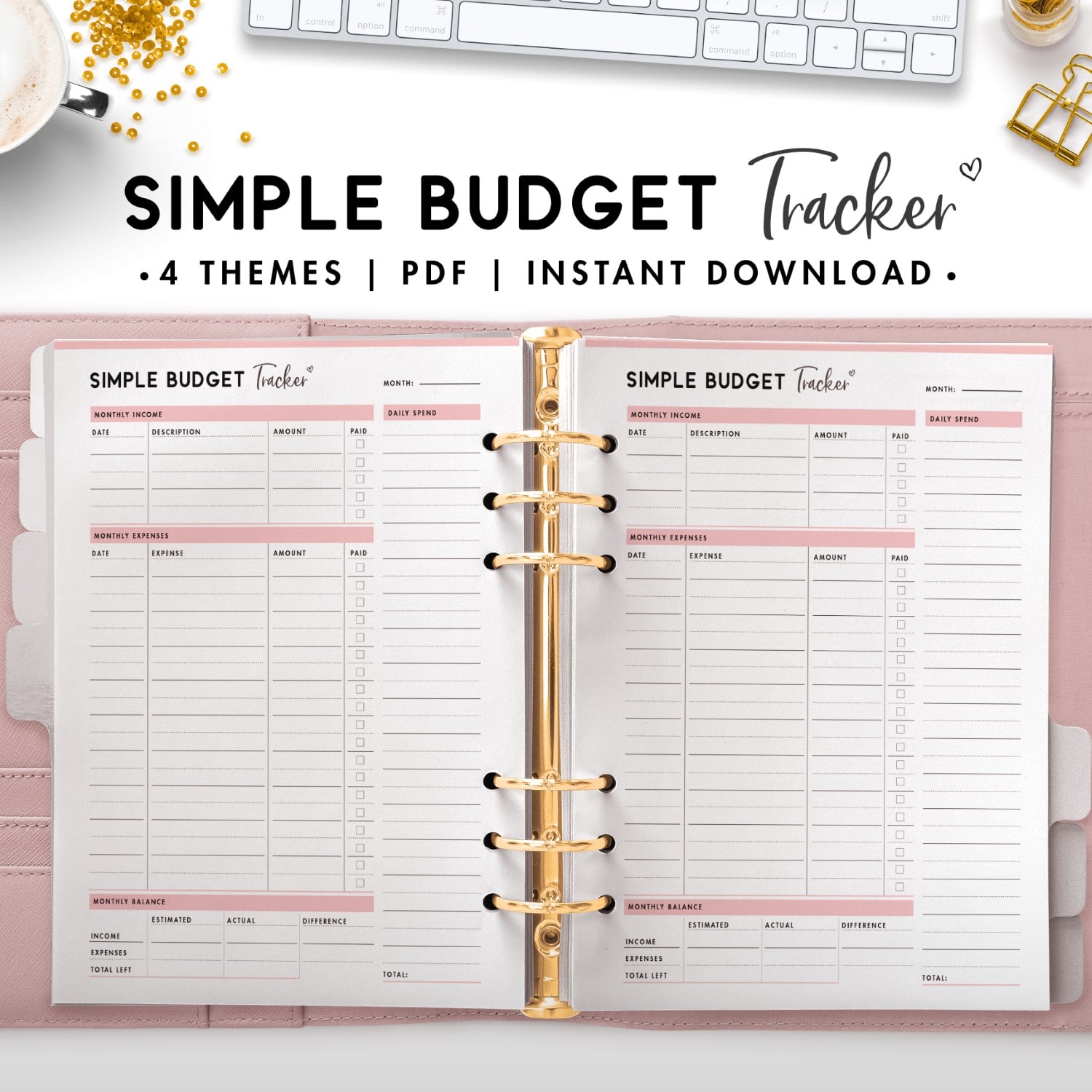 Simple Budget Tracker World Of Printables