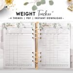 Weight Tracker - World of Printables
