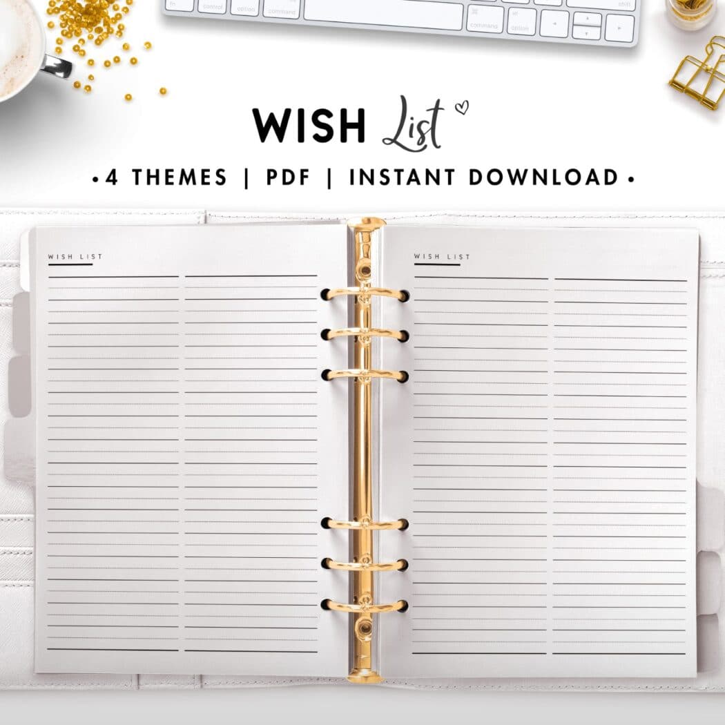 Wish List - World of Printables