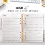 The List Template Bundle - Printable Lists For Everything!