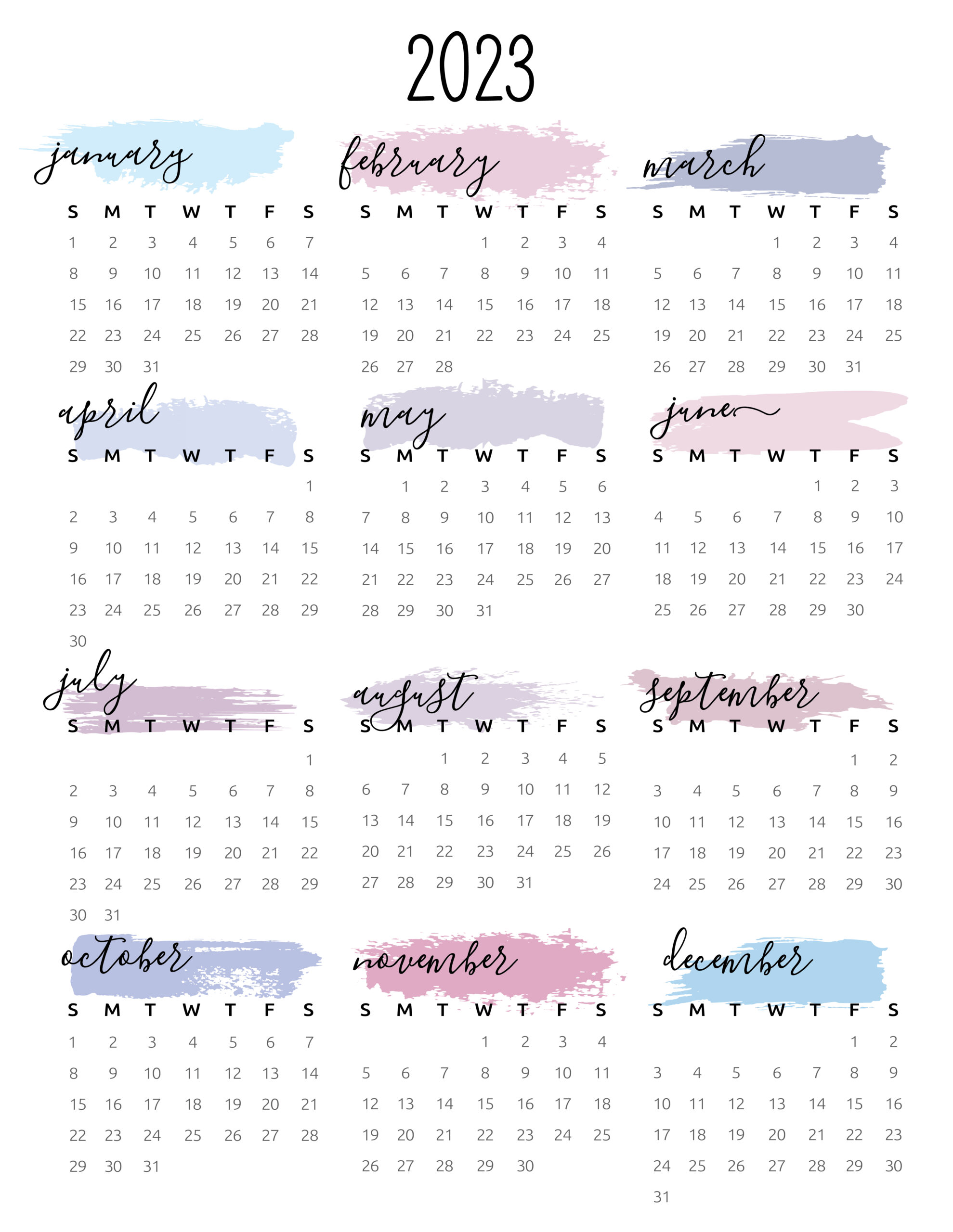 Free Printable Calendars For 2021 & 2022 - World of Printables