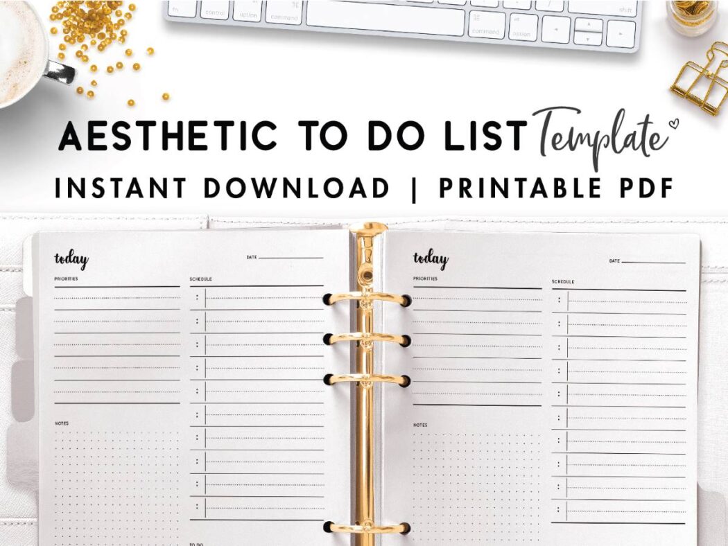 To Do List Aesthetic Printable Printable World Holiday