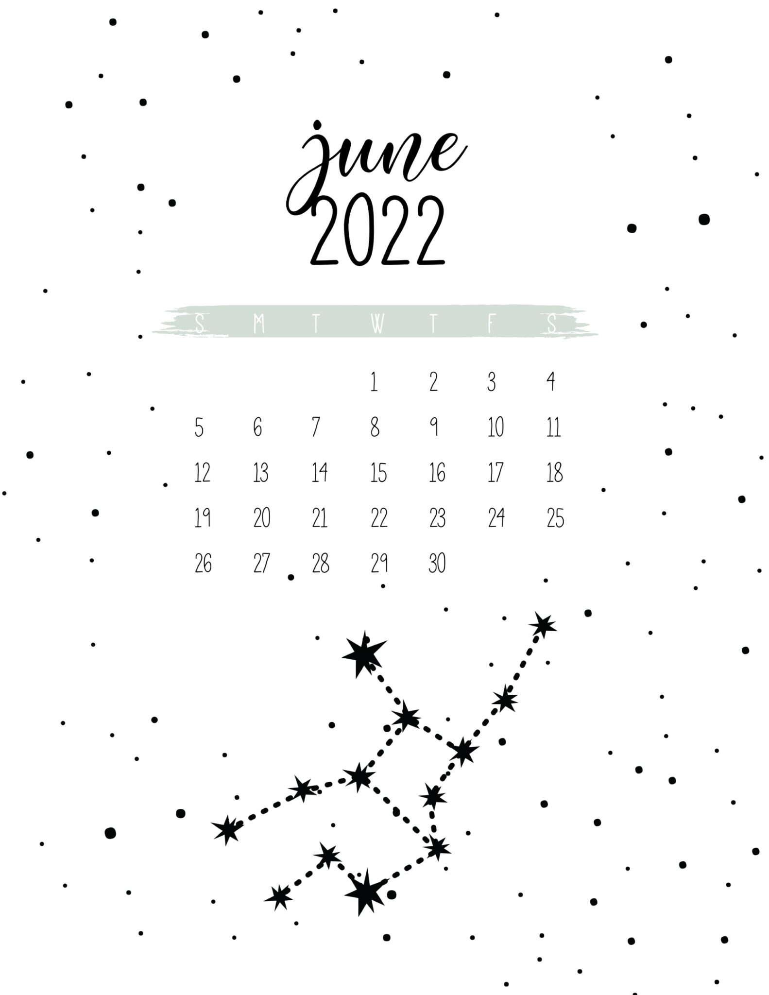 Free Printable June 2022 Calendars - 100's of Styles - All Free!