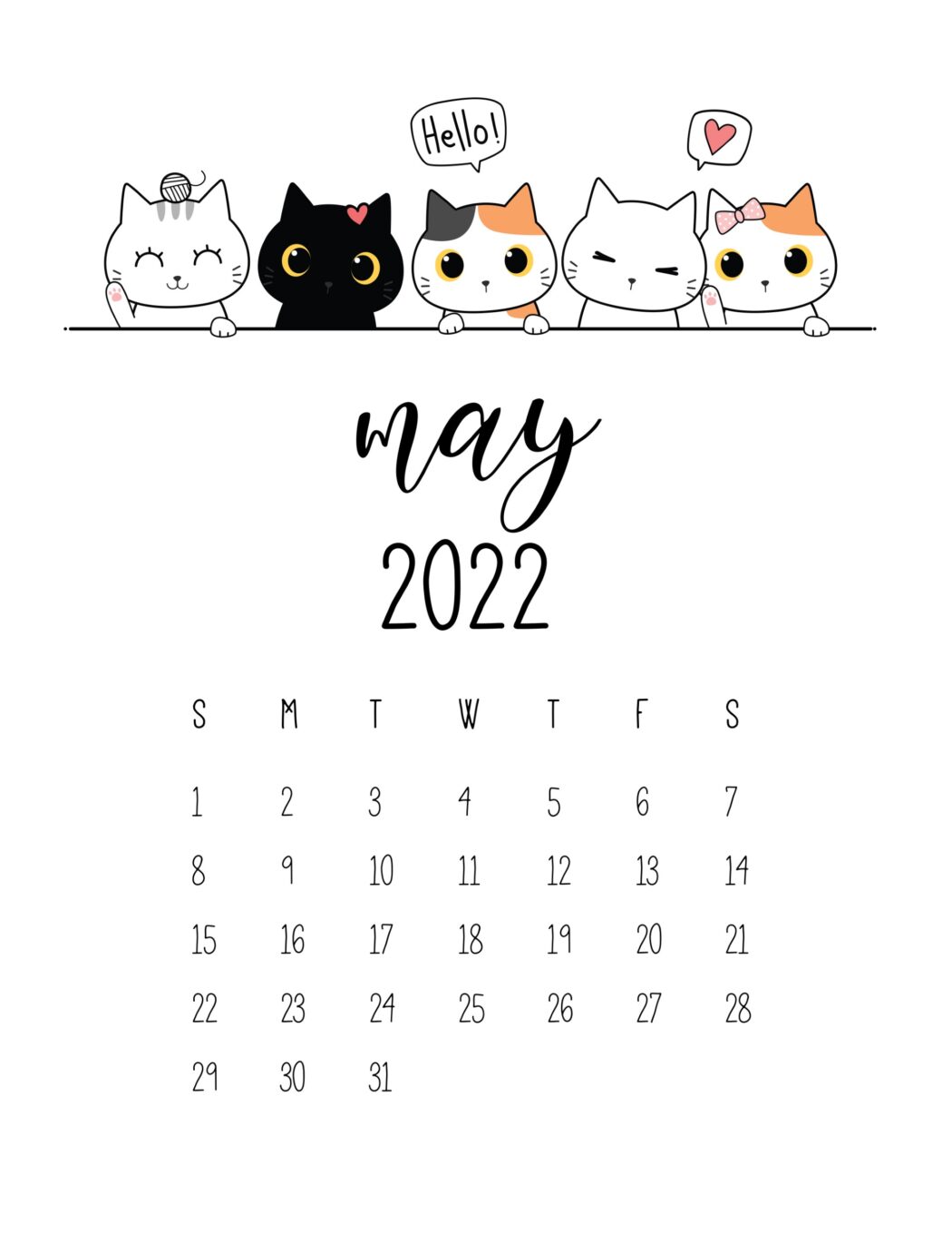 Free Printable Calendars For 2021 & 2022 - World of Printables