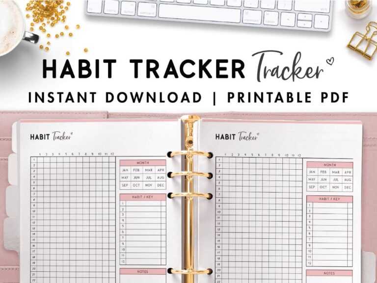 Create A Health Planner With These Free Printable Templates - World of ...
