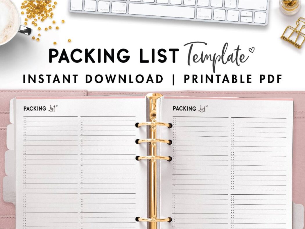 The List Template Bundle - Printable Lists For Everything!