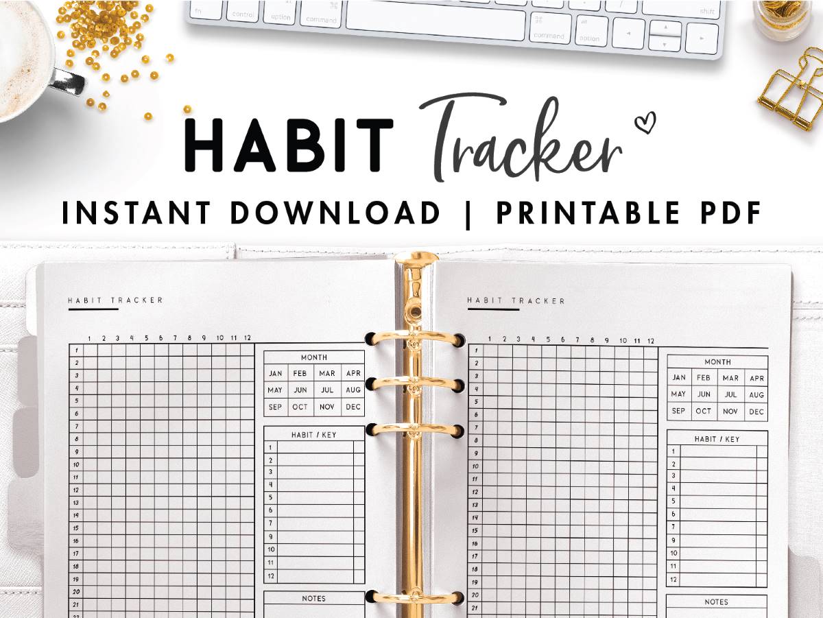 Free Printable Habit Tracker PDF - World of Printables