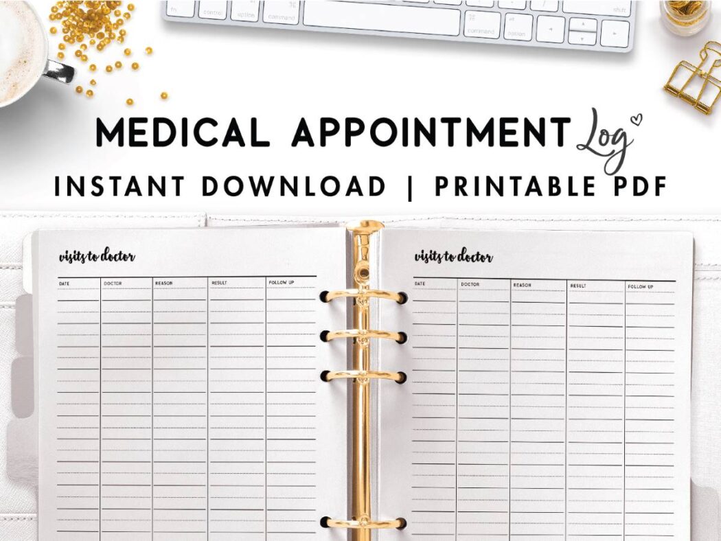 Create A Health Planner With These Free Printable Templates - World of ...