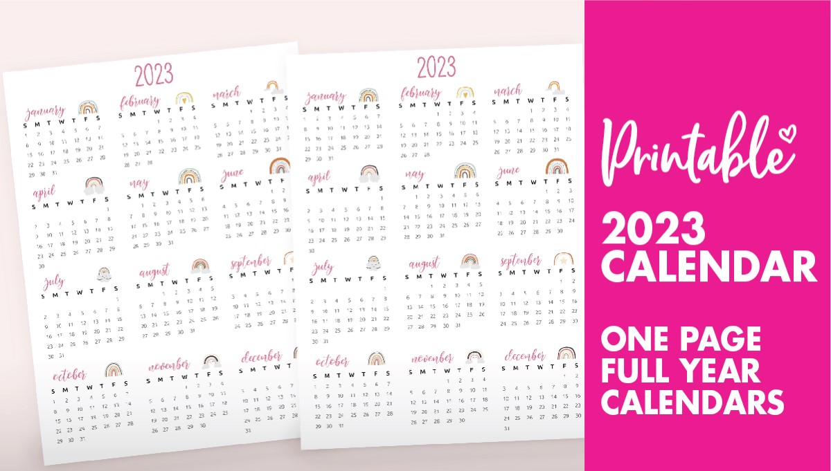 Calendar 2023 Free Kids PELAJARAN