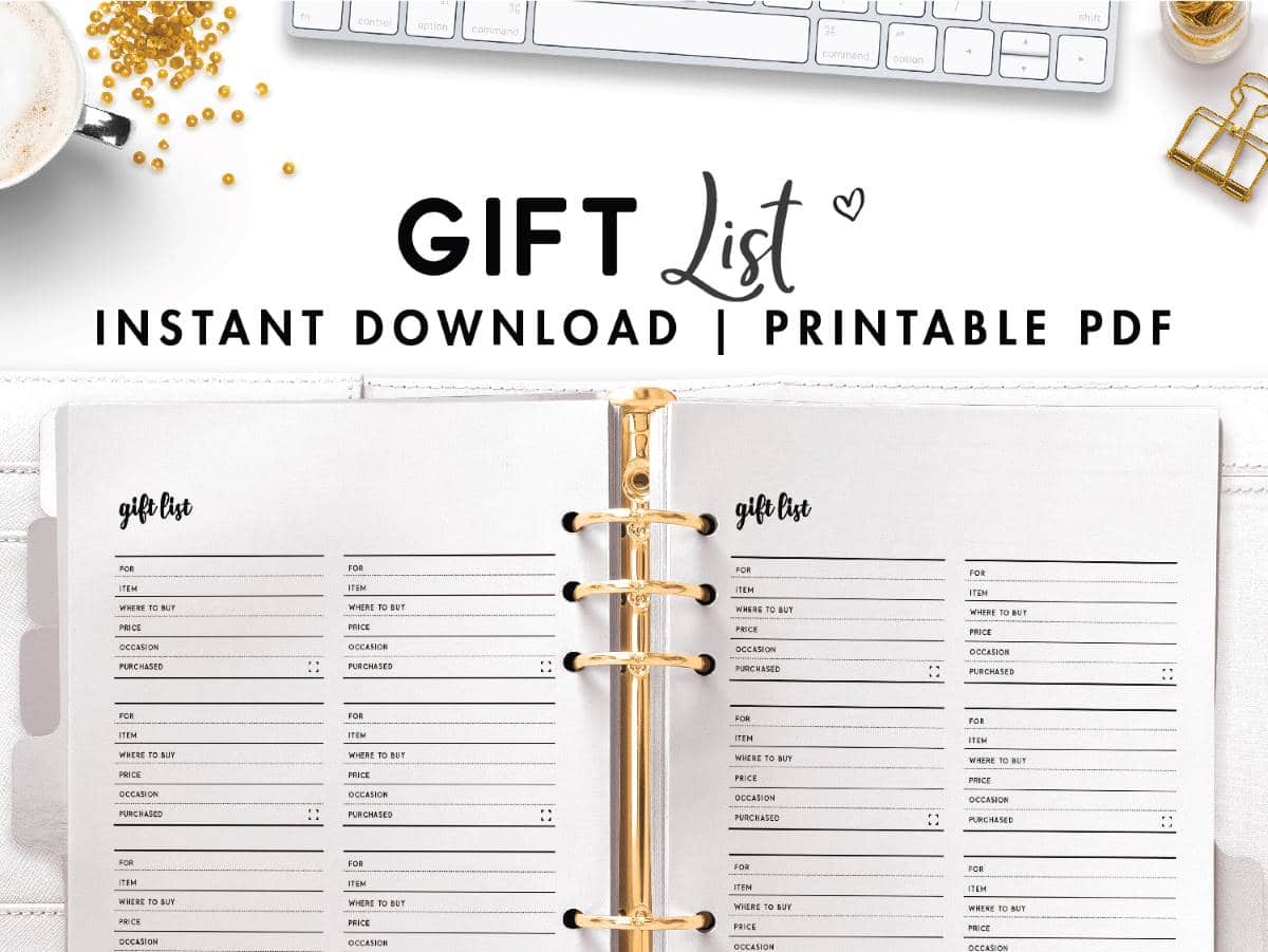 The List Template Bundle - Printable Lists For Everything!