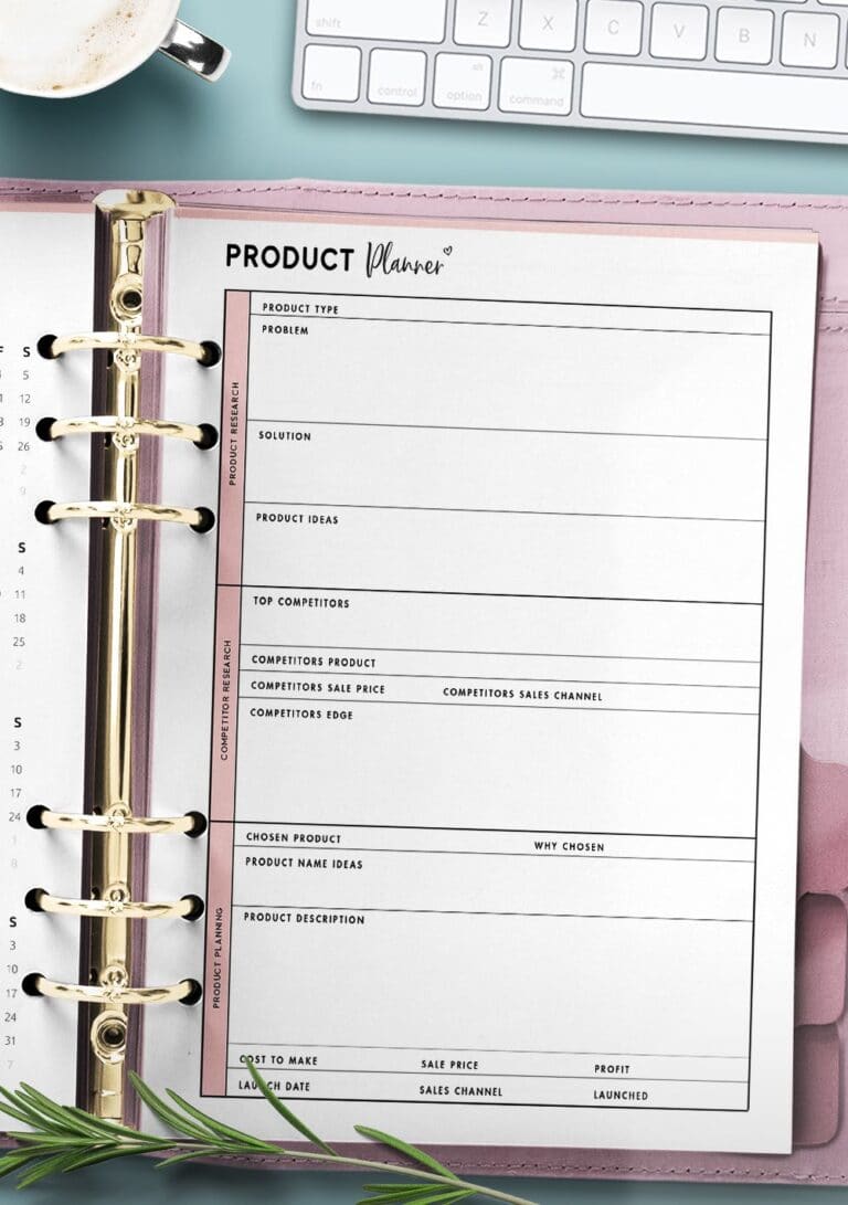 Product Launch Planner Template - World of Printables