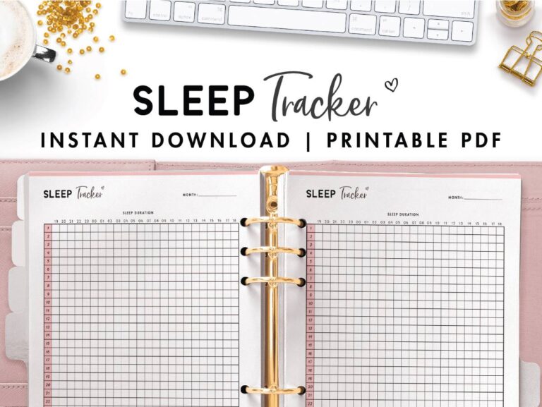 Create A Health Planner With These Free Printable Templates - World of ...