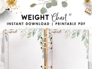 Printable Weight Chart Template - World of Printables