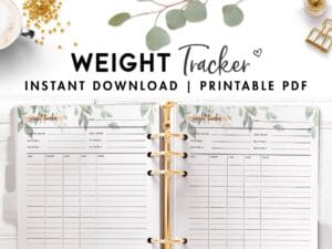 Free Weight Tracker Template - World of Printables