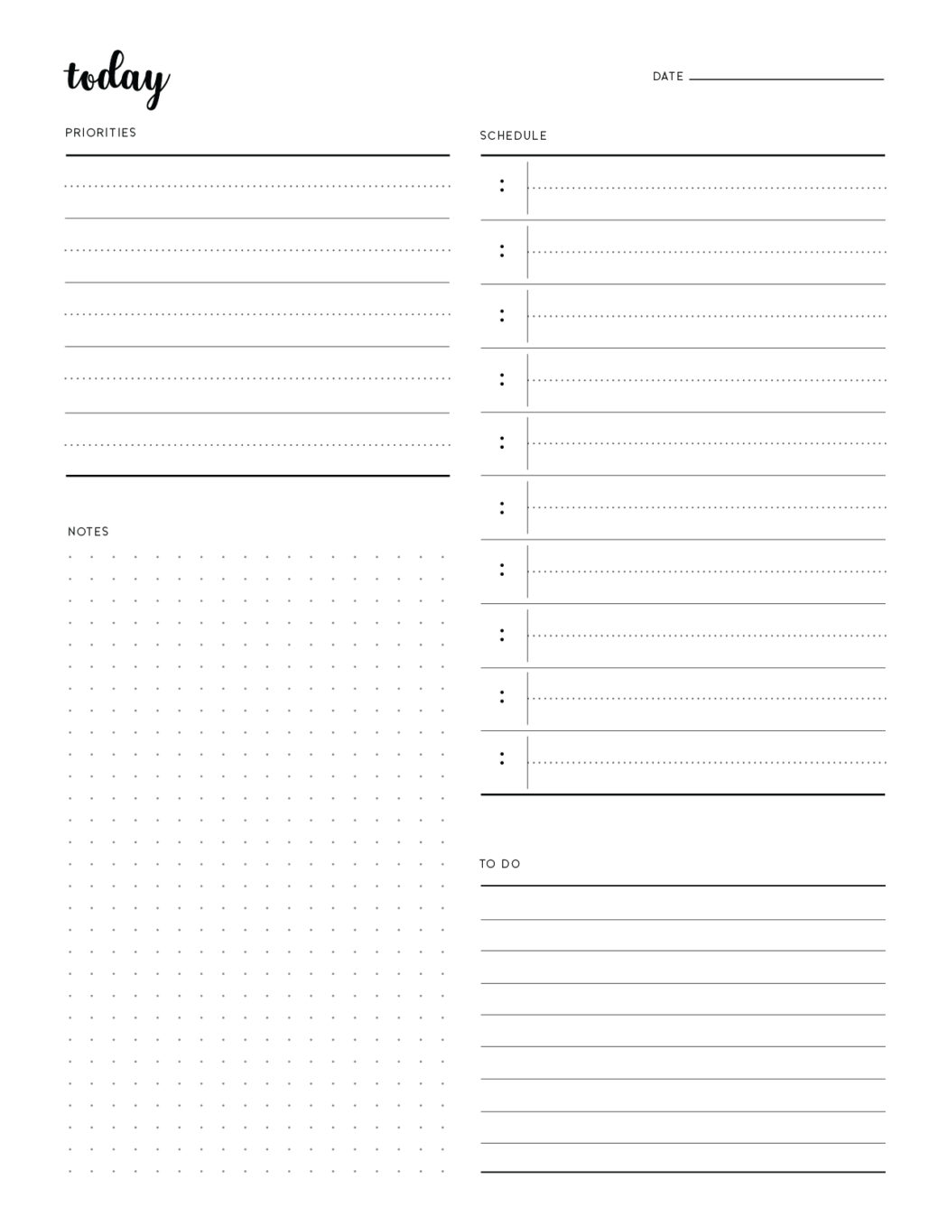 To Do List Template Aesthetic Printable Free Printable Templates