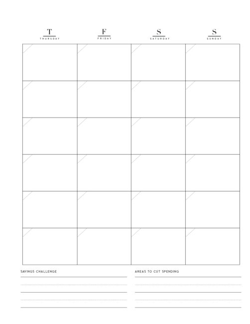 FREE Monthly Bills Organizer PDF Template - World of Printables