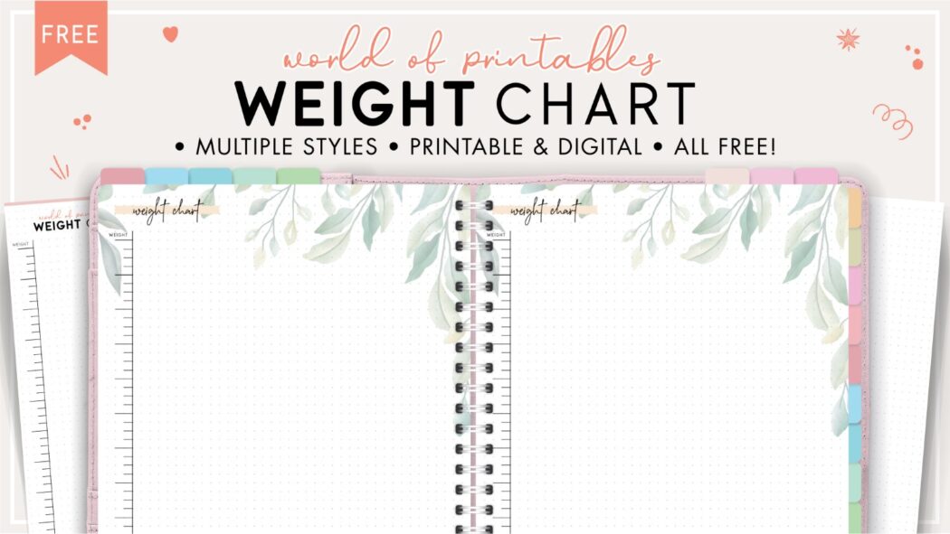 Printable Weight Chart Template - World of Printables