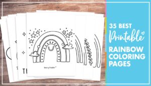50 Best Rainbow Coloring Pages To Brighten Your Day - World of Printables